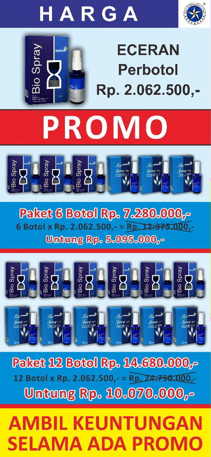 harga satuan dan paket | Biospray Bionutric Indonesia